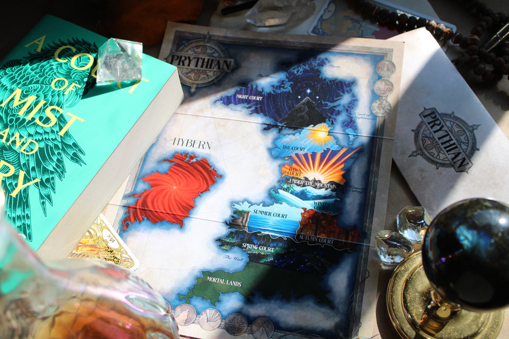 Prythian Map – Belligerently Bookish