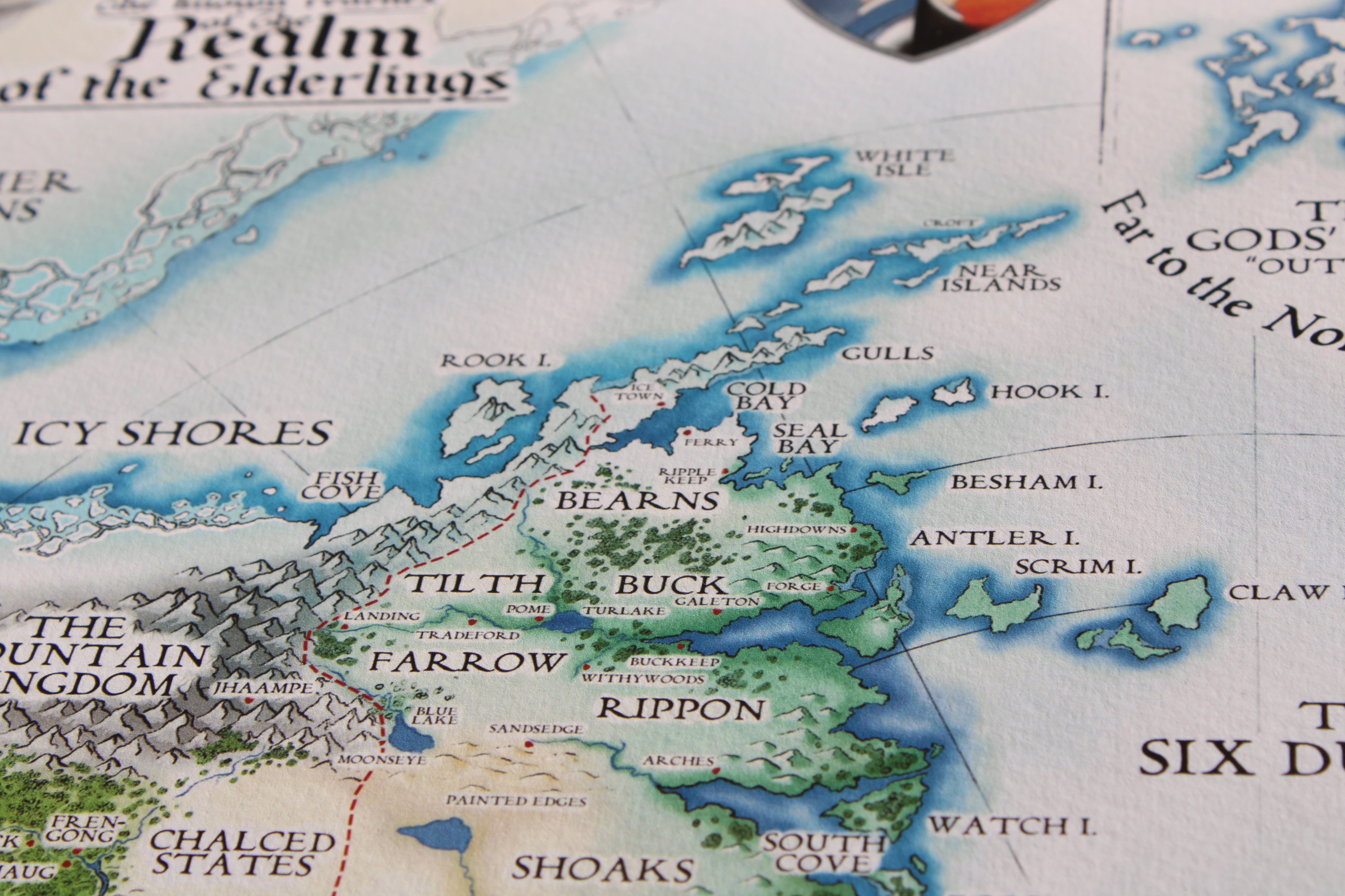Realm of the Elderlings 11x17" Map – Belligerently Bookish